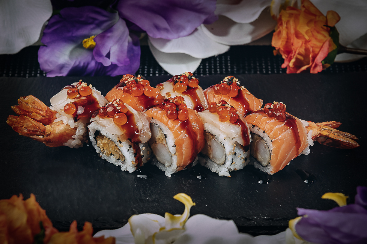 Uramaki Tiger Roll 8pz - Junsei Sushi